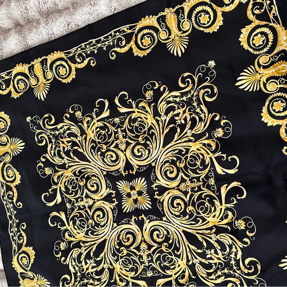 Versace | Accessories | Versace Foulard Carre Silk Scarf | Poshmark